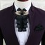 Men Pre-Tied Ribbon Rhinestone Neck Bow Tie Necktie Bow Knot Wedding ...