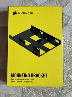 Corsair Dual SSD Mounting Bracket 3.5” Internal Drive Bay to 2.5" Easy ...