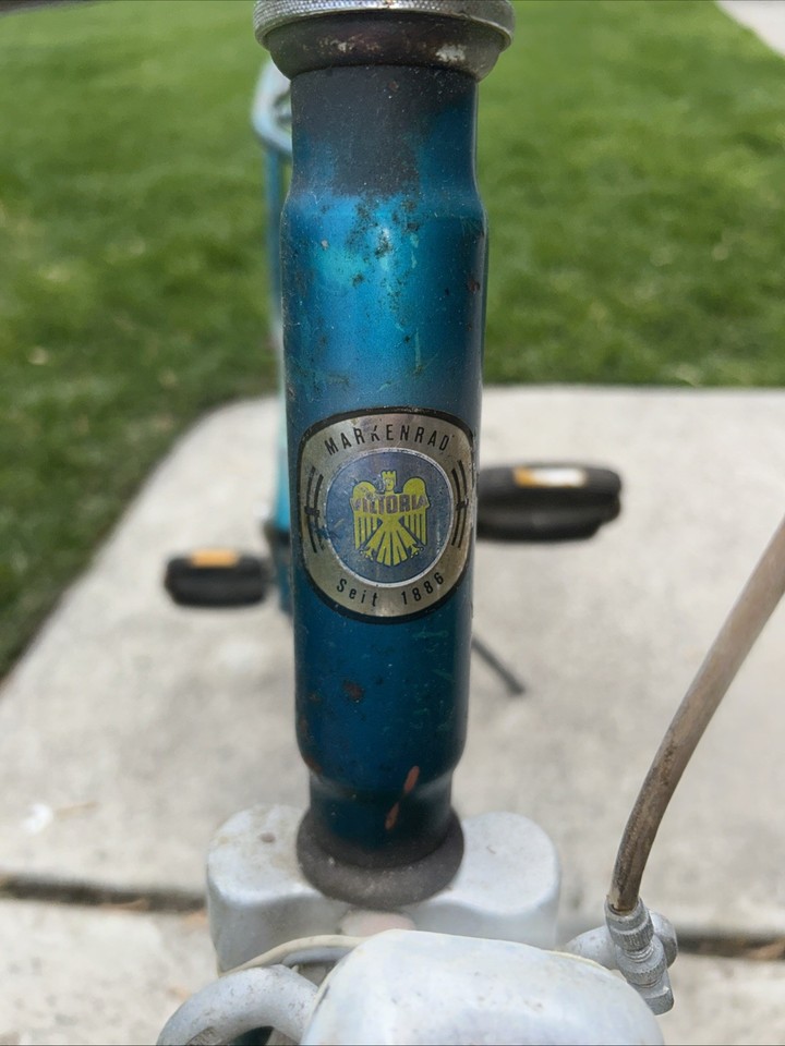 Vintage German Markenrad Victoria 3 Speed Folding Take Apart Blue ...