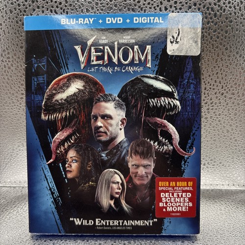 Venom Let There Be Carnage Blu-Ray DVD Digital New Sealed Blue Blu Ray ...