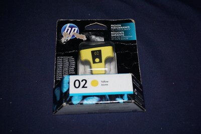 HP PHOTOSMART YELLOW JAUNE INK 02 PROVEN PERFORMANCES | eBay