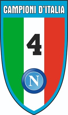 BANNER PVC STRISCIONE SCUDETTO NAPOLI CAMPIONE ITALIA SCUDO TRICOLORE 4 ...