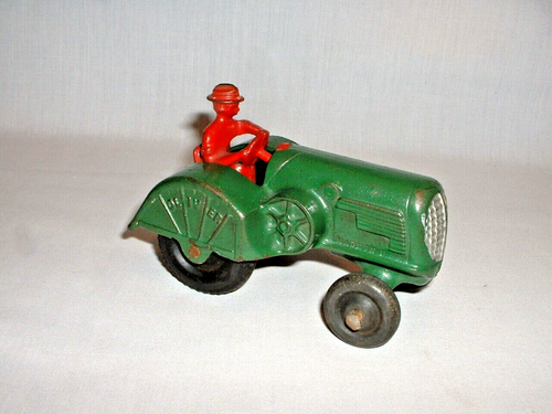 Hubley Oliver Cast Iron Farm Tractor with Driver | eBay