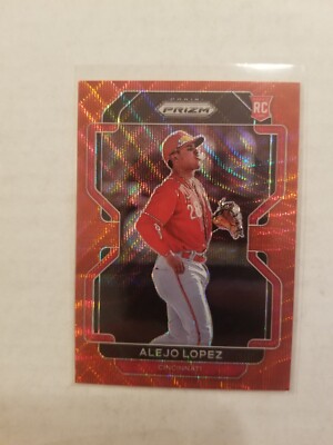 2022 Panini Prizm Alejo Lopez RC #246 Tier III Red Wave Prizm 64/99 ...