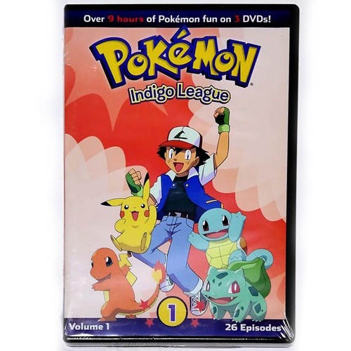 Pokemon Indigo League Volume 1 26 Episodes 3 DVD 9 Hours English ...