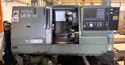 OKUMA LR-15-M CNC TURNING CENTER w/CHIP CONVEYOR | eBay