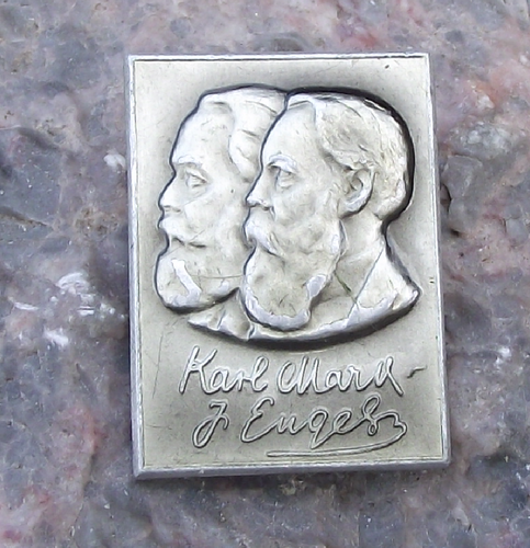 Vintage Karl Marx Friedrich Engels East German Philosopher Communist ...