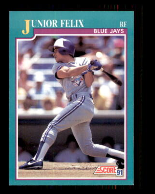 1991 Baseball Score Junior Felix Toronto Blue Jays #203 | eBay