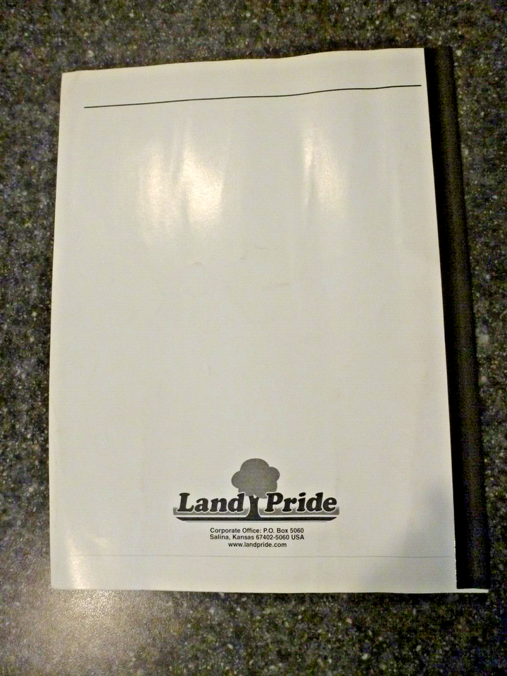 Land Pride PF10 & PF20 pallet fork operator's manual part# 319-033M | eBay