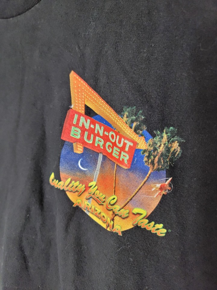 In N Out Burger Arizona Hot Rod Classic Food Shirt Adult Medium USA ...