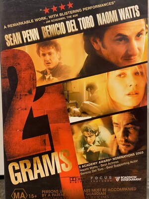 21 Grams (DVD, 2003) Naomi Watts, Sean Penn, Benicio Del Toro ...