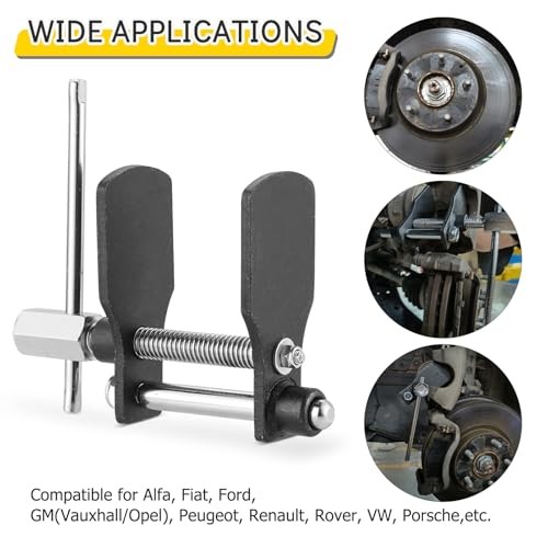 Disc Brake Pad Installation Caliper Piston Press Steel Spreader Kit | eBay