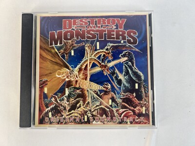 Destroy All Monsters CD 1968 Godzilla soundtrack Akira Ifukube Ghidorah ...