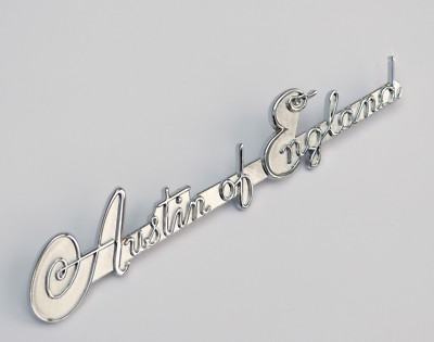 Austin of England Chrome Script Badge, Austin part 4B6932 | eBay