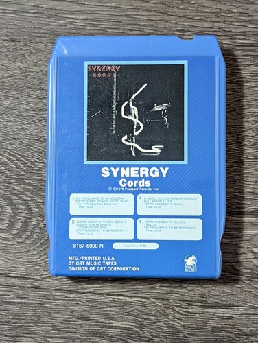 SYNERGY Cords Larry Fast 8 TRACK CARTRIDGE Tested and Working | eBay
