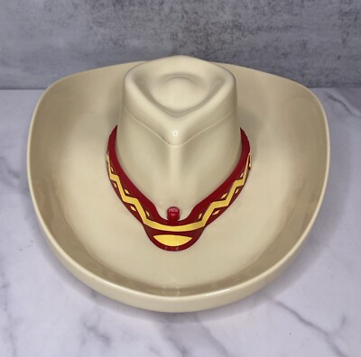 The Original Cowboy Hat Chips and Salsa Bowl 2002 Working Hat Sound ...