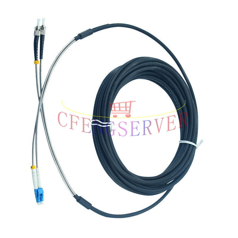 30M Outdoor Field Fiber Patch Cord LC UPC to ST UPC Single-Mode SM ...