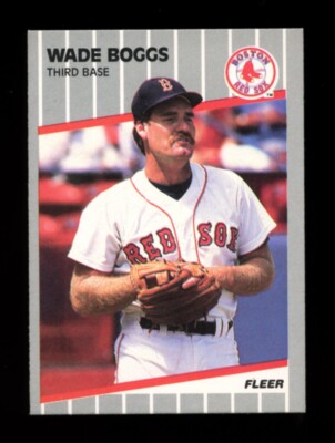 1989 Fleer #81 WADE BOGGS Boston Red Sox Hall Of Fame | eBay