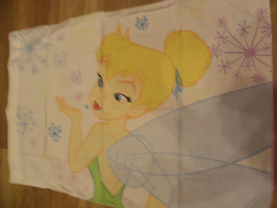 Tinkerbell Standard Pillowcase and Twin Flat Sheet | eBay