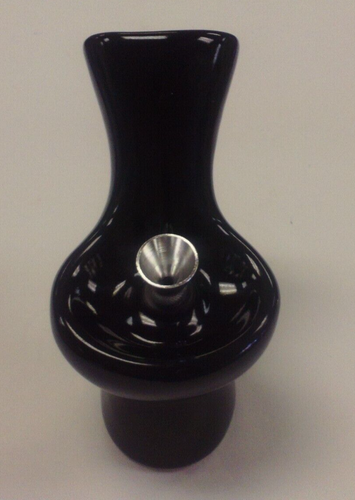 CERAMIC TOBACCO WATER PIPE BONG SLANTED HANDGRIP WITH TRAY BLACK 5" | eBay