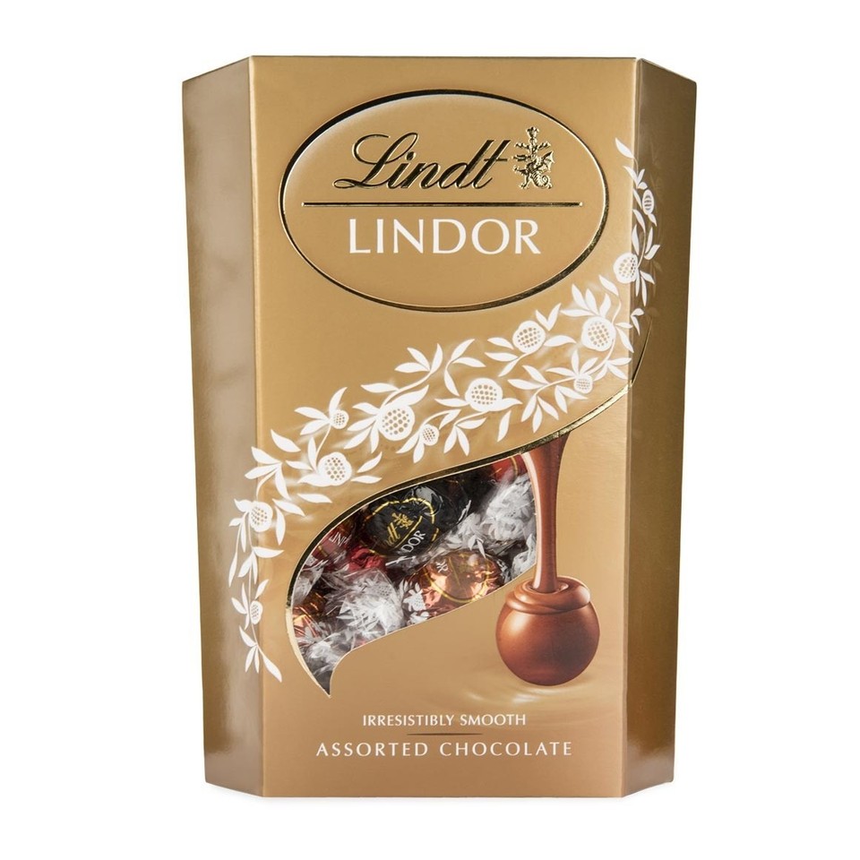 LINDT LINDOR Assorted Chocolate Balls with Cream Filling 200g 7.06oz | eBay