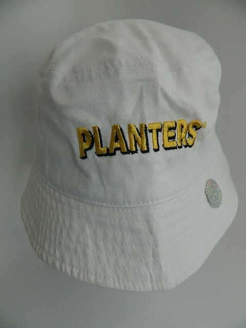 Planters Peanuts White Bucket Hat by Direct Caps - Gem