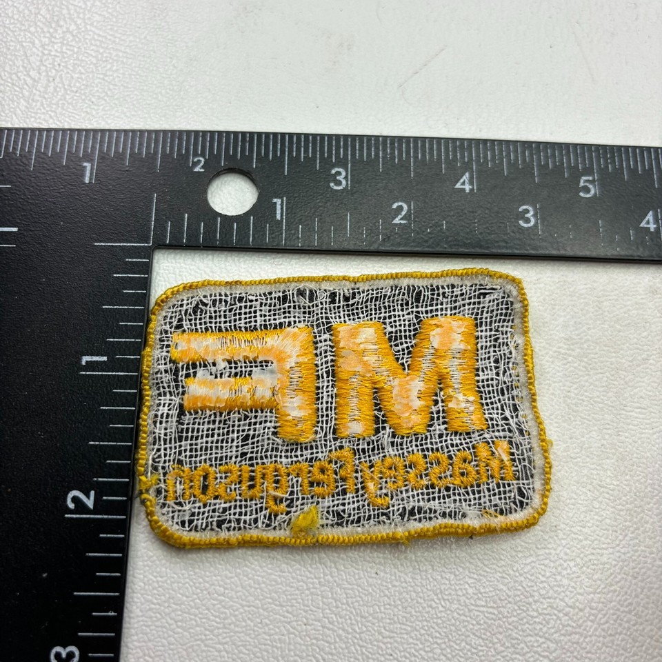 Vintage MF MASSEY FERGUSON Patch (Agriculture Farming Equipment Tractor ...