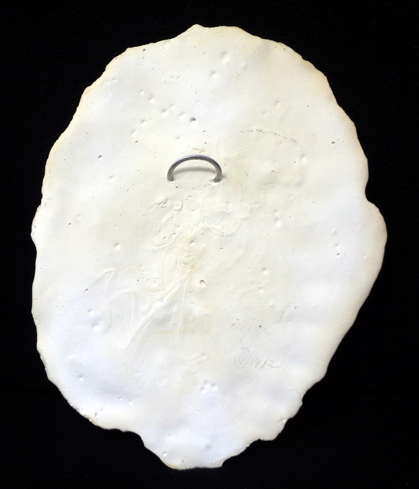 Plaster Woman's Face Surrounded by Sea Shells Wall Hanging | eBay