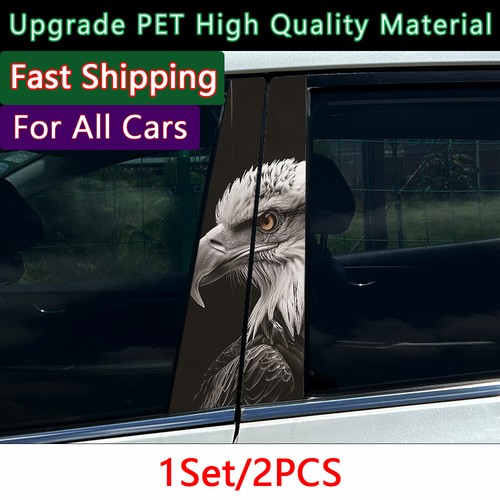 2X Soaring Eagle Car Center Pillar Sticker B-Pillar Protective Film ...