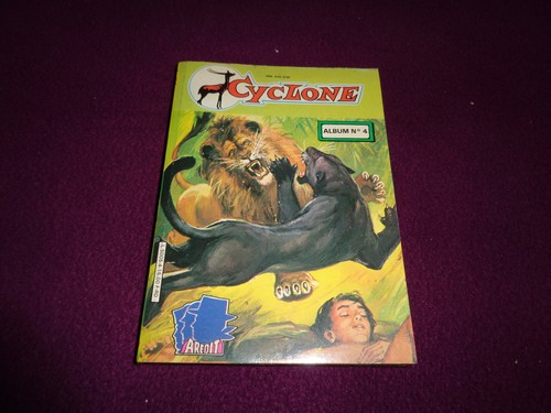 PF BD ALBUM CYCLONE N°4 (N°9 A 12) 8eme SERIE / ED AREDIT EO 1985 /PM ...