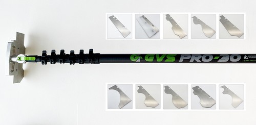 Roof Scraper 10 Blade Starter Set Head and Blades Moss Removal ...