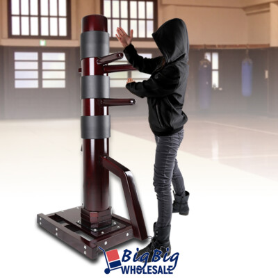 Wing Chun Target Wood Dummy Training Martial Arts Kung Fu Fight ...