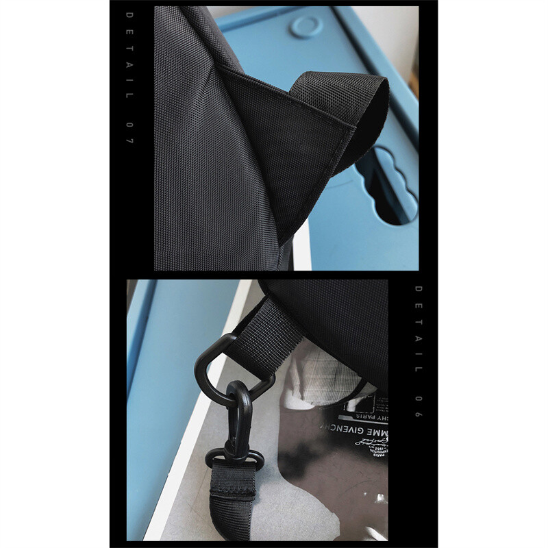 Mens Shoulder Bag Men Sling Crossbody Soft Chest Bags Nylon Casual ...