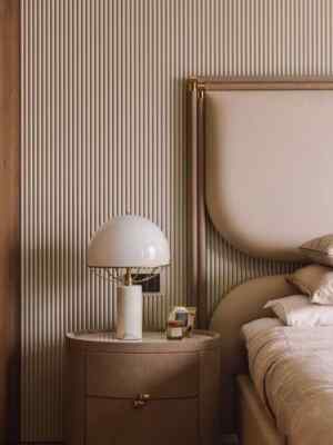 Mini Ribbed Paneling MDF Paintable Panelling 3D Reeded Wood Wall Panels ...