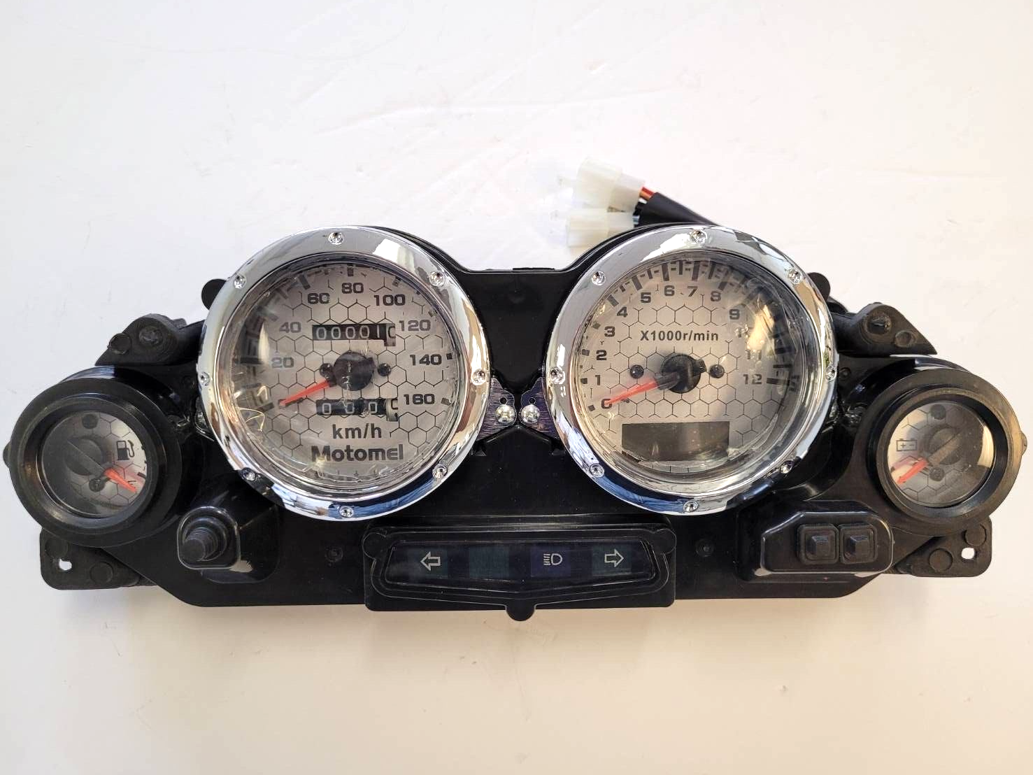 5+4 WIRES KM Speedometer Gauge Cluster FOR GY6 150cc 250cc Scooter ...