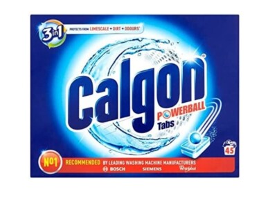 Calgon 3-in-1 Washing Machine Cleaner And Water Softener 45 Tablets ...