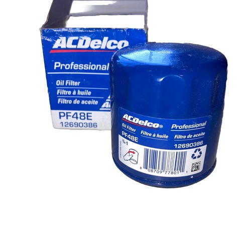 Genuine GM ACDelco Engine Oil Filter OEM PF48 PF48E PF48F 12690386 Open ...