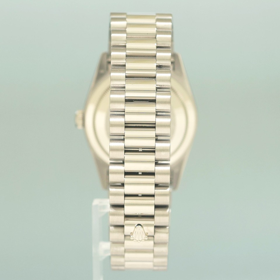 MINT Rolex President Day Date 18239 White Roman Double Quick Set White ...