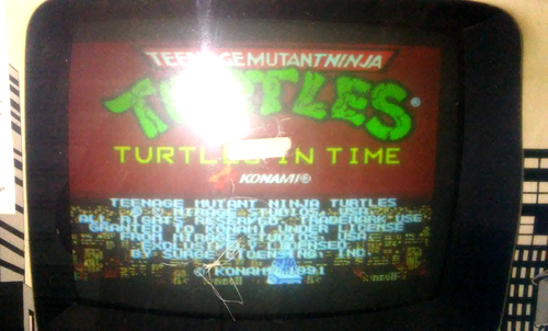 TMNT 2 TURTLES IN TIME-Konami ORIGINAL PCB-FREE SHIP w/ BUY IT NOW ...