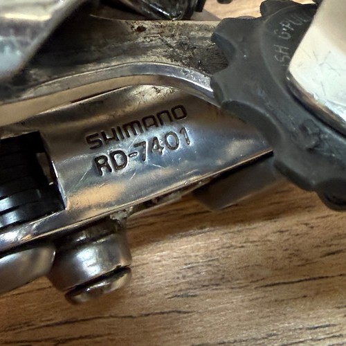 Shimano Dura-Ace RD-7401 6 Speed Rear Derailleur Short Cage LOW MILEAGE ...