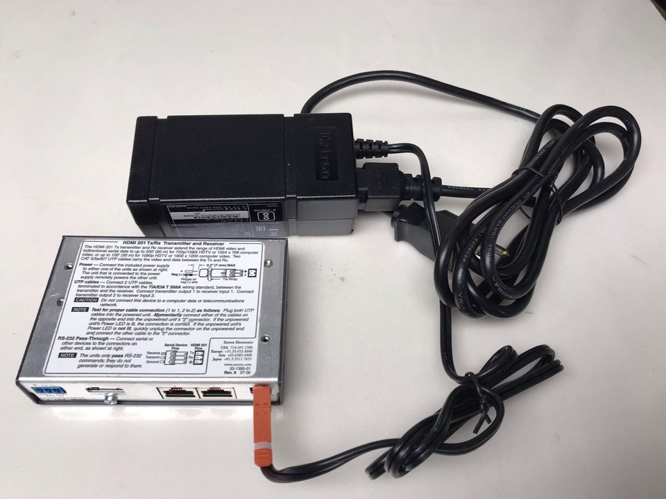 EXTRON HDMI 201 & ORIGINAL POWER SUPPLY | eBay