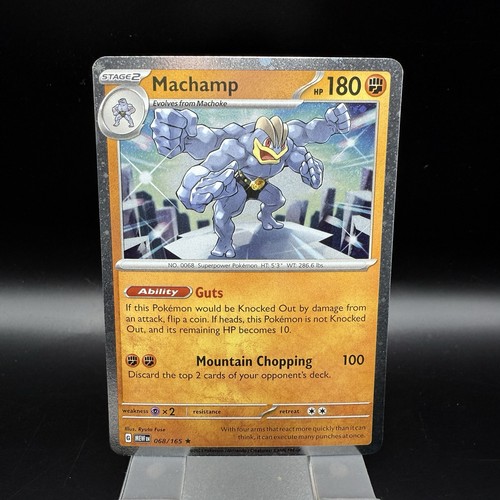 Pokémon | Machamp | MEW 068/165 Promo Cosmos Holo TCG Card | eBay