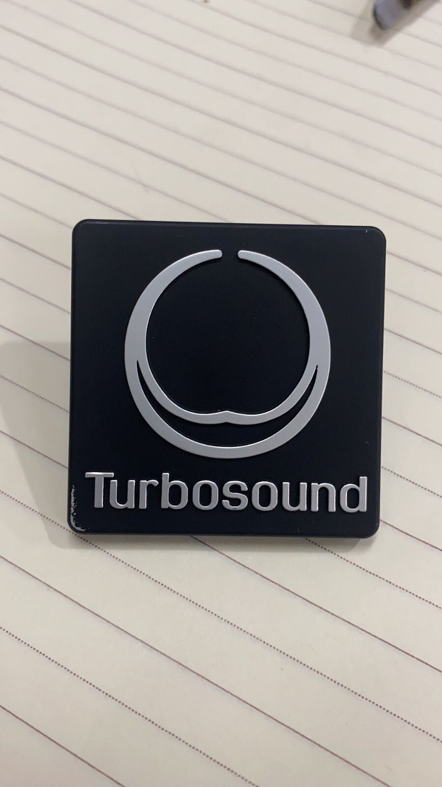 4pcs Replacement Turbosound Speaker logo Sticker Badge 45mm Abs ...