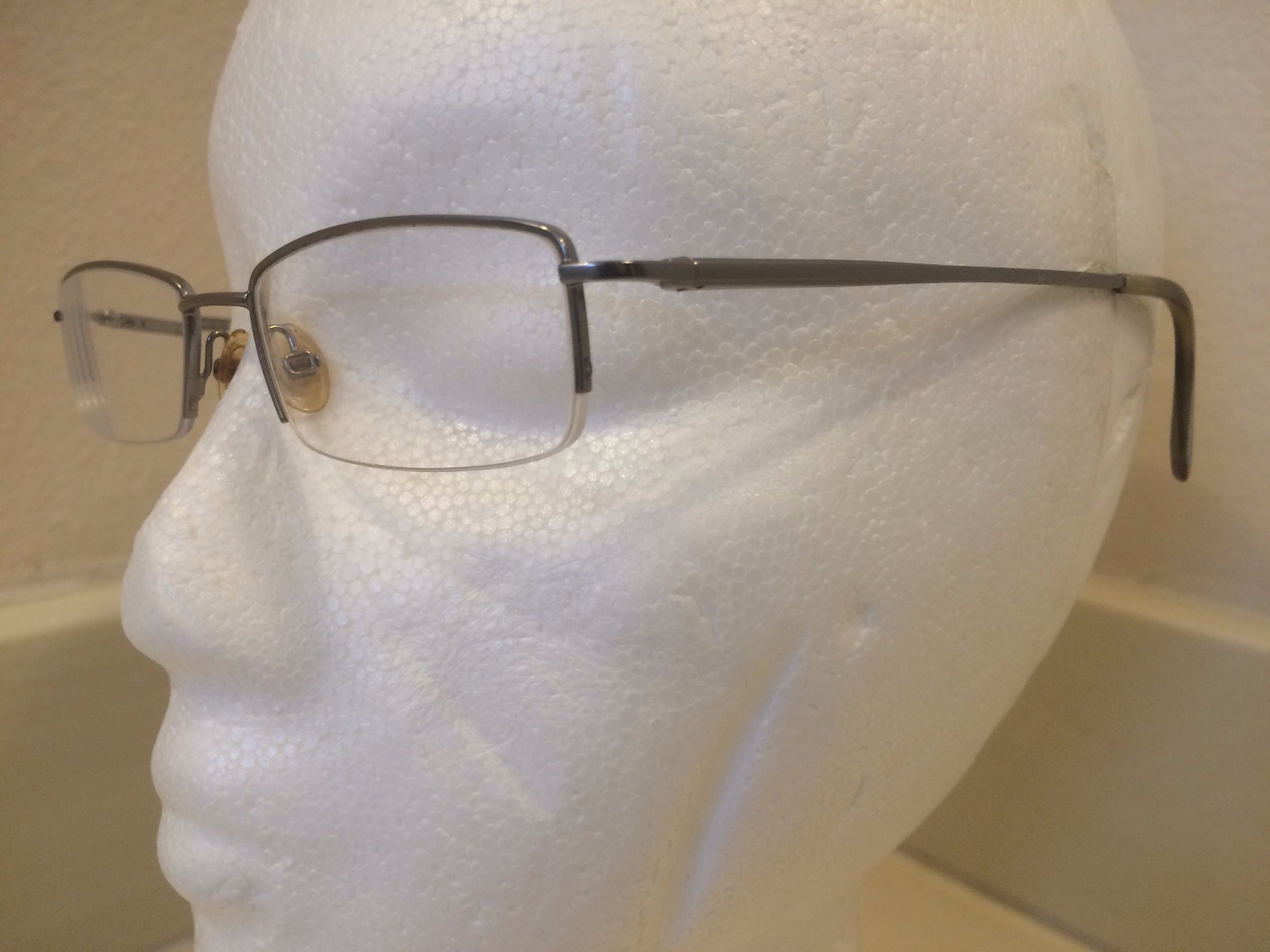 Ralph Lauren Polo Chrome Eyeglasses 1936 GKC 50-17-140 Half Rimless | eBay