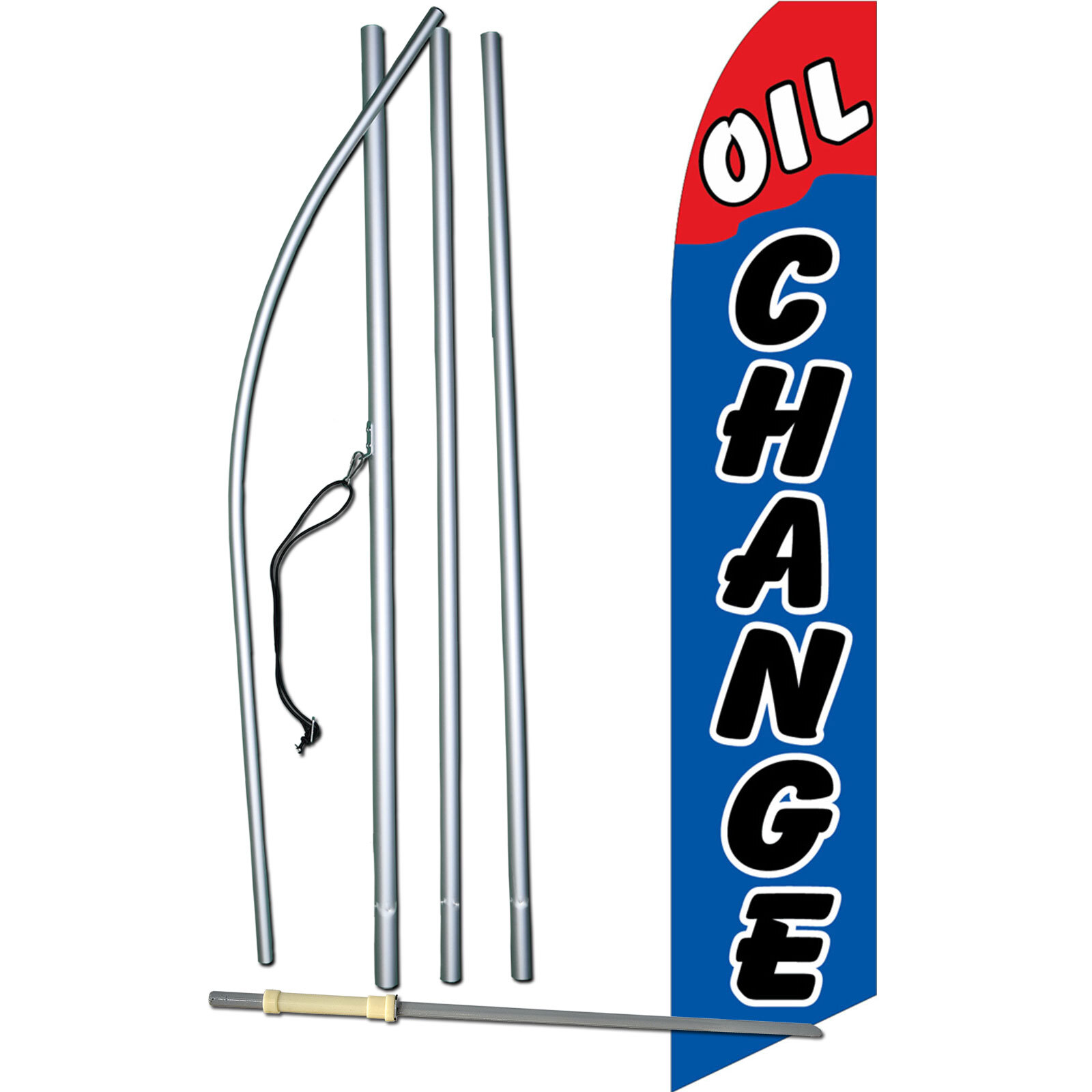 Oil Change Swooper Flag Kit | eBay