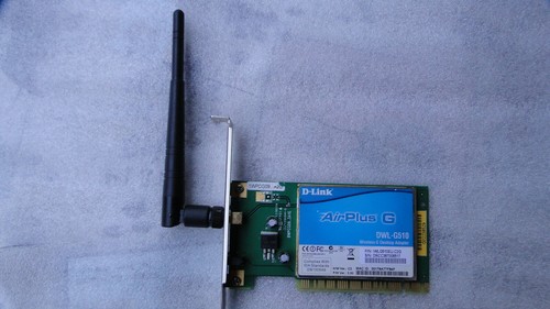 D-Link DWL-G510 Air Plus G Wireless Network Adapter (WiFi) PCI Card 802 ...