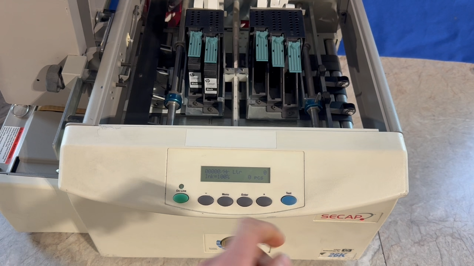 Bryce 26K Secap Inkjet Address Envelope Printer - Powers On - Read ...