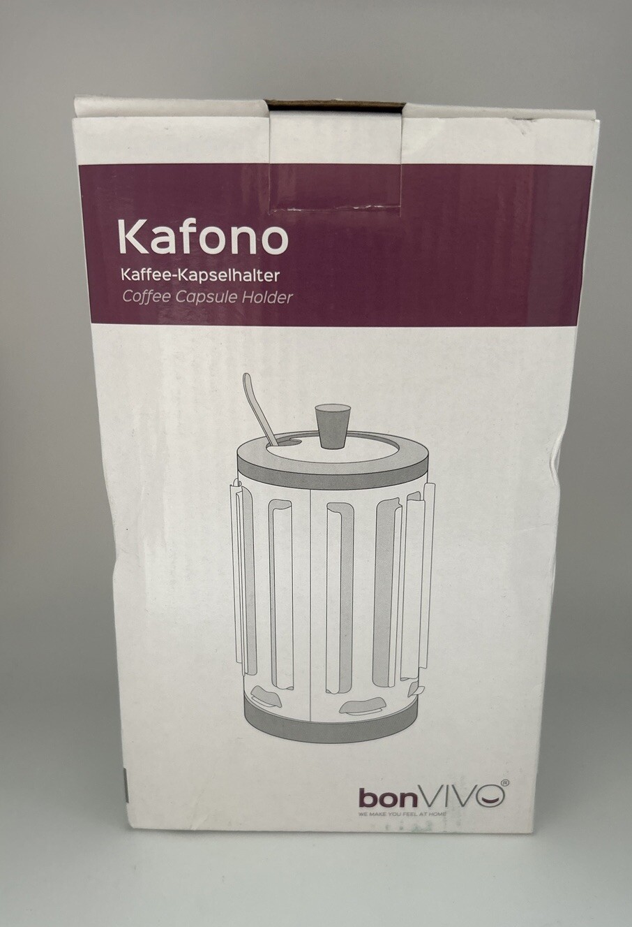 BonVivo Kafano Kaffee Kapselhalter Stylisch Modern Für Kaffee Liebhaber ...