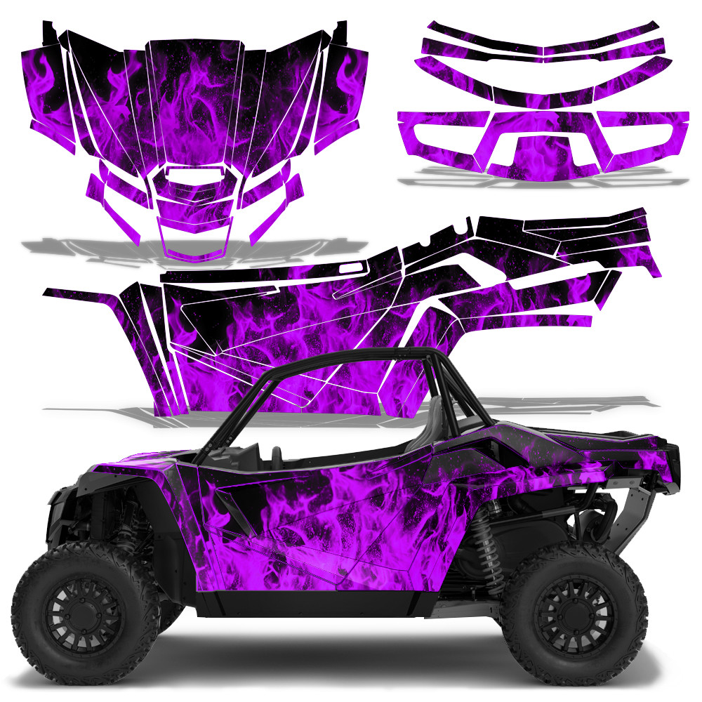 UTV Graphics Kit Decal Sticker For Textron Wildcat XX 2018 & Up ICE ...