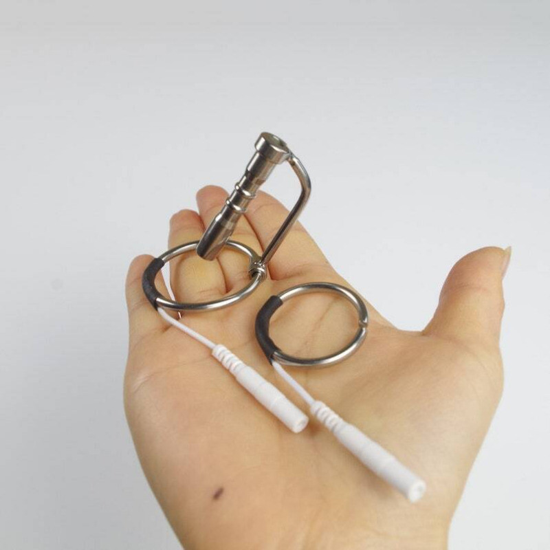 Diy E-Stim Tube with Stainless Steel Short Ring Penis Plug | eBay